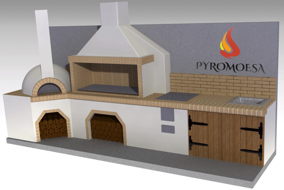 Grătar modular semi-fabricat premium - configuratii - Pyromoesa
