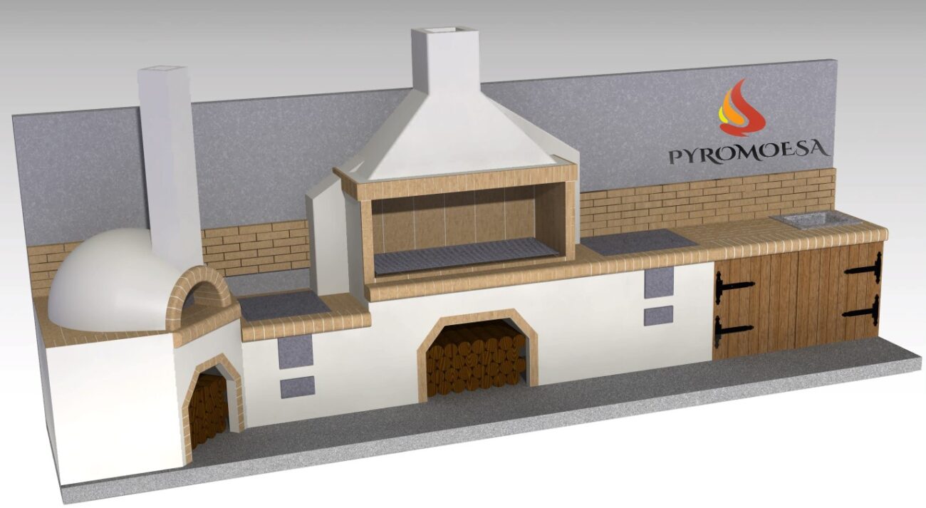 Grătar modular semi-fabricat premium - configuratii - Pyromoesa